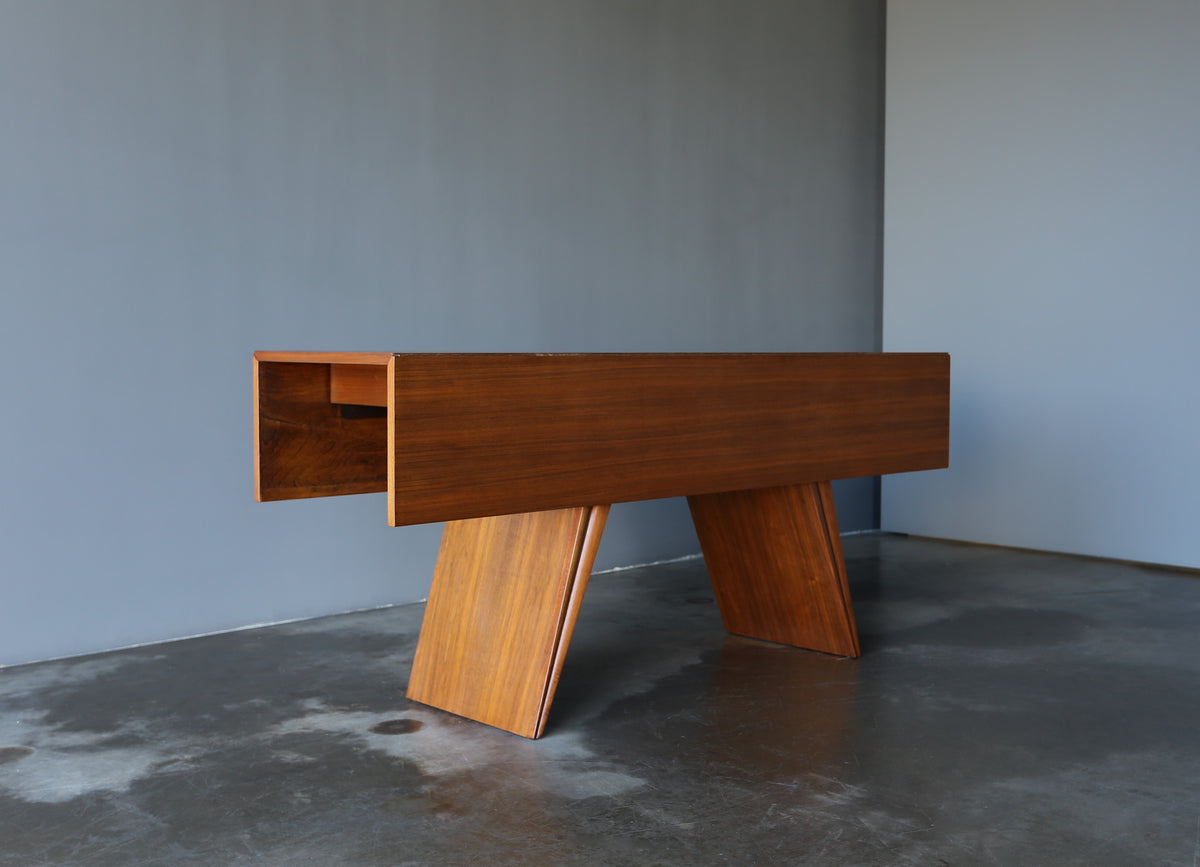 = SOLD = Vladimir Kagan Drop Leaf Console / Dining Table for Kagan-Dre ...