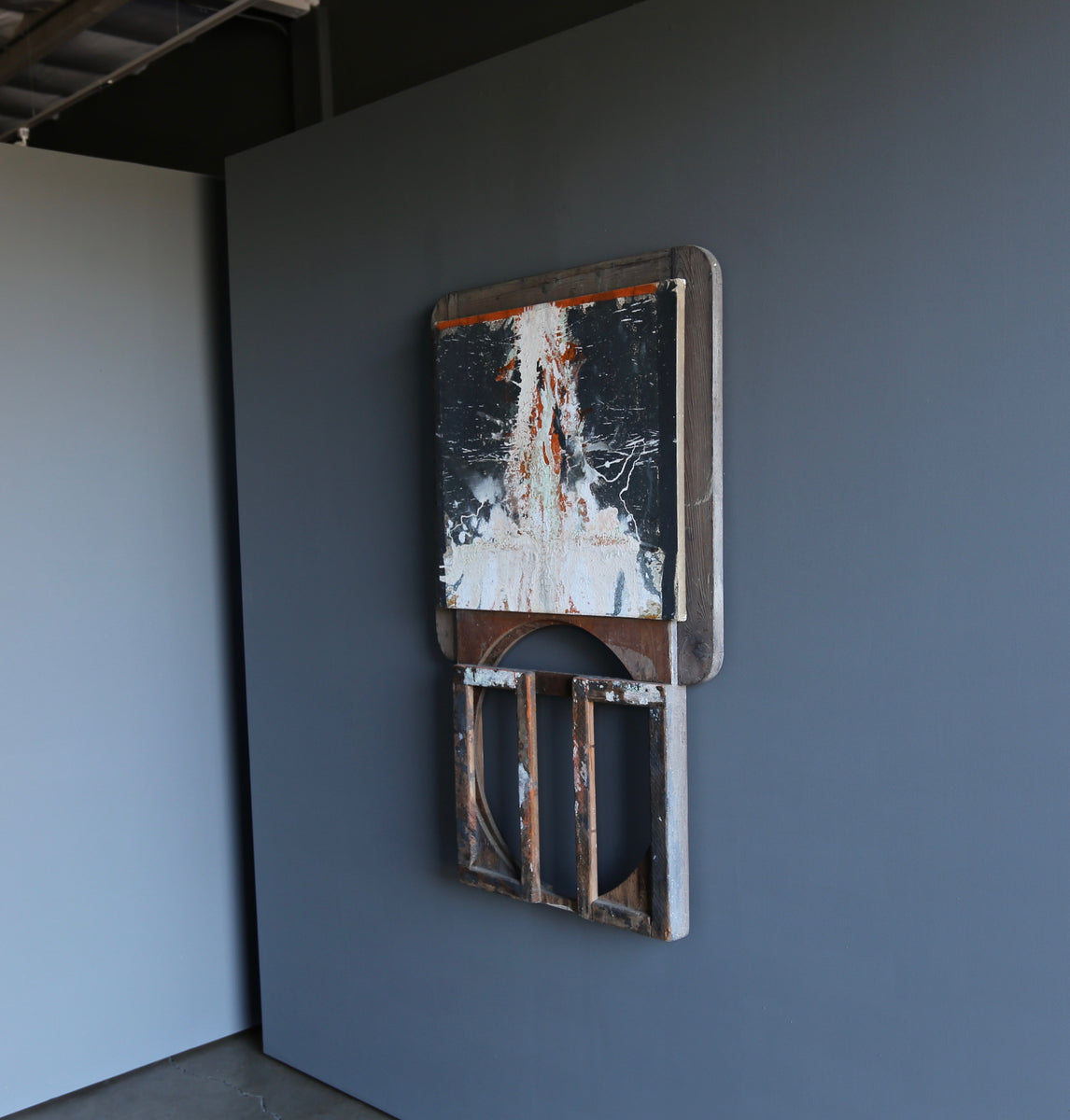 Andy Wing Untitled Mixed-Media Painting, 1965 – Archive 20th Century