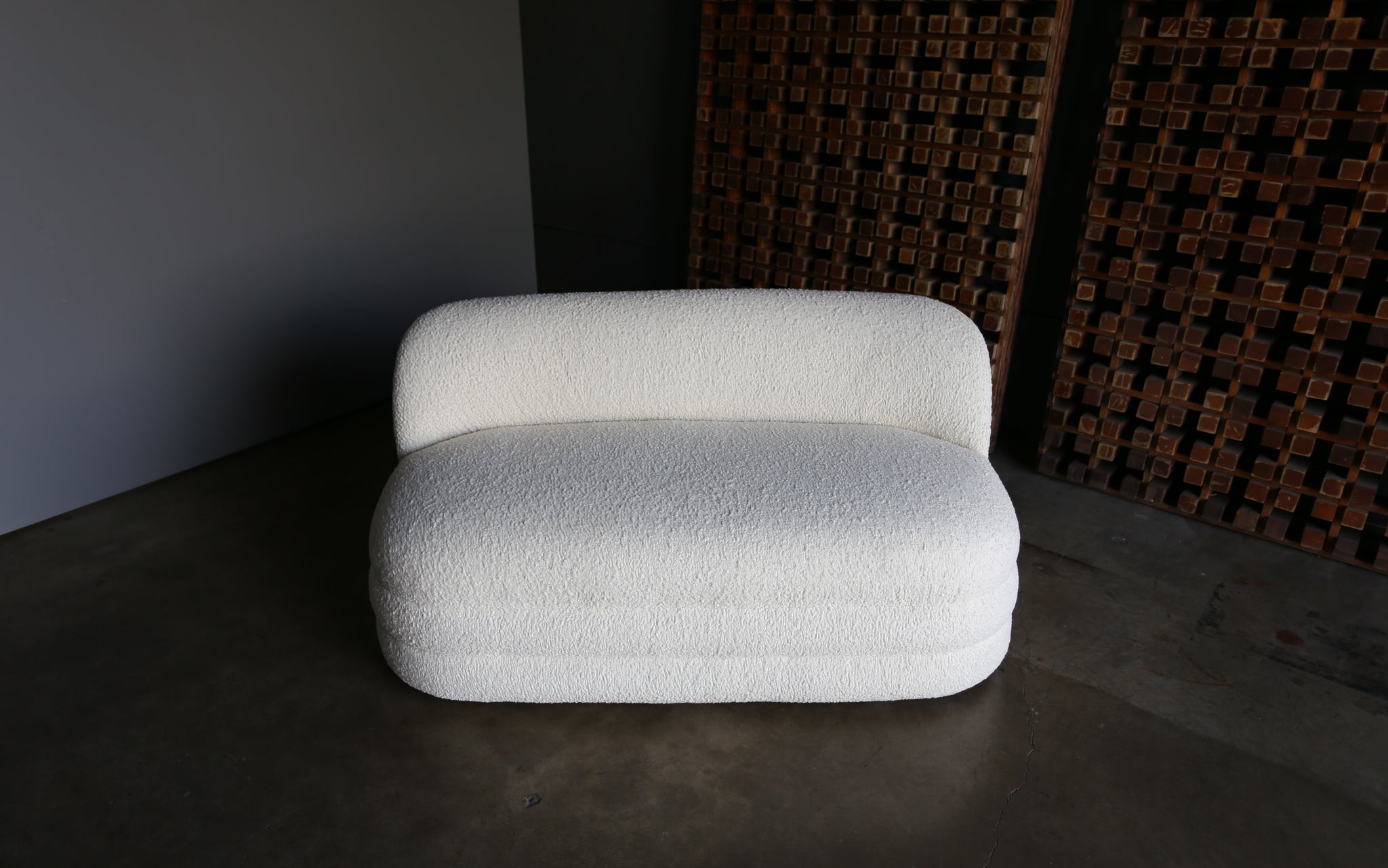 = SOLD = Directional Settee, circa 1980 – Archive 20th Century